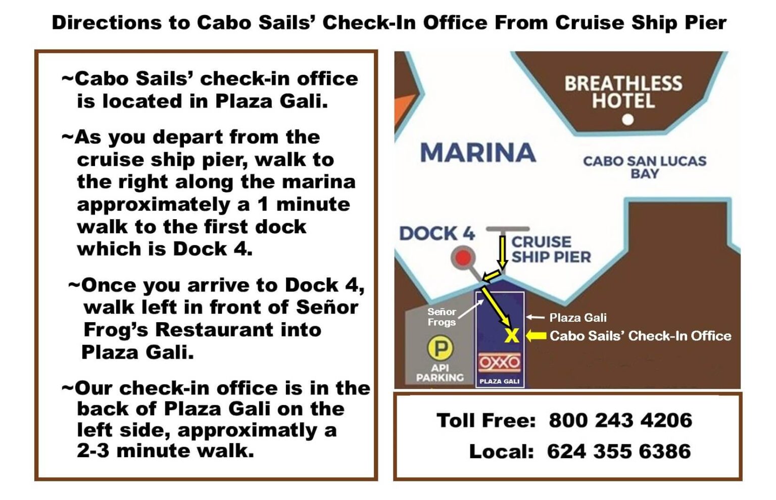 Our Location - Cabo Sails - Cabo Sailing Tours